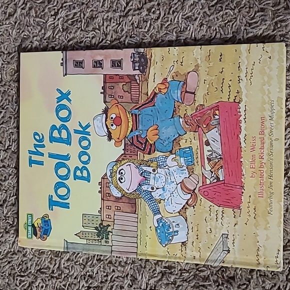 Other | Sesame Street Book Club The Tool Box Book 198first Edition | Poshmark